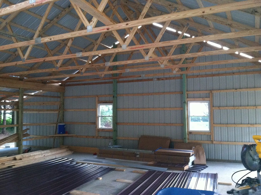 Homemade Small Pole Barns